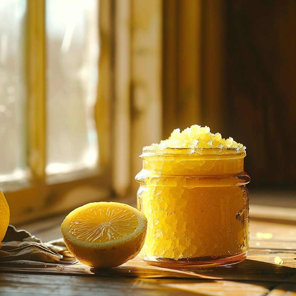 Refresh & Renew: Buy Lemon Exfoliating Scrub from Voss Botanicals