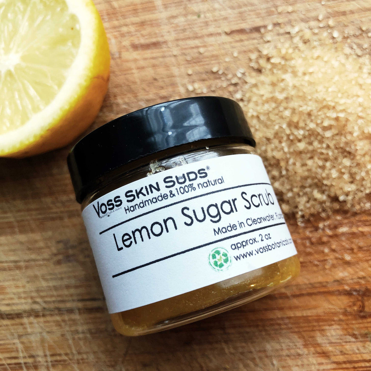 Refresh & Renew: Buy Lemon Exfoliating Scrub from Voss Botanicals